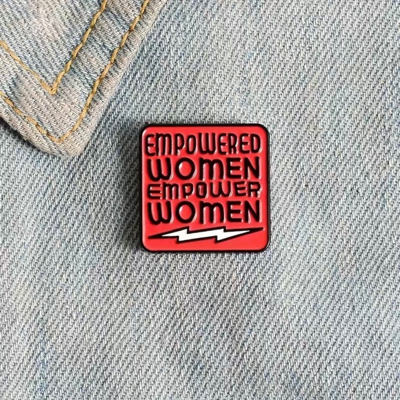 Jewelry | 318 Empowered Women Empower Women Enamel Pin | Poshmark